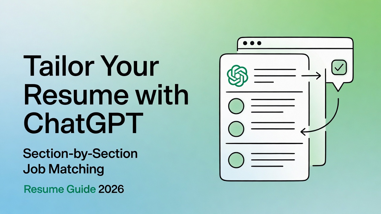 How to Use ChatGPT to Tailor Resume to Job Description (Section-by ...